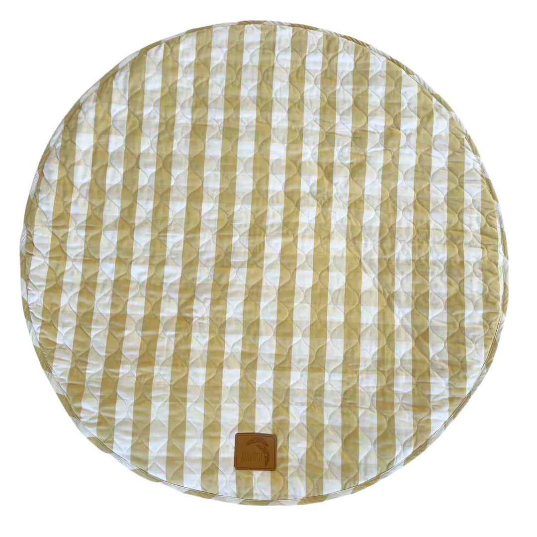 Organic Baby Play Mat in Gingham – Soft Organic Cotton – Bubnest Australia