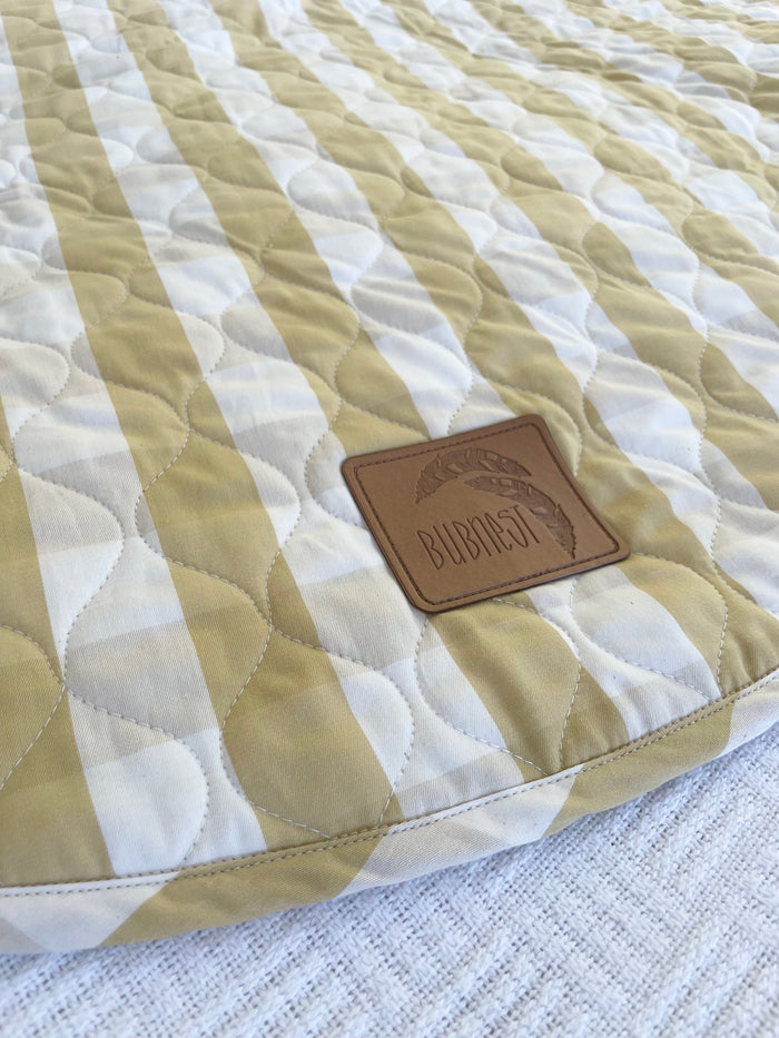 Organic Baby Play Mat in Gingham